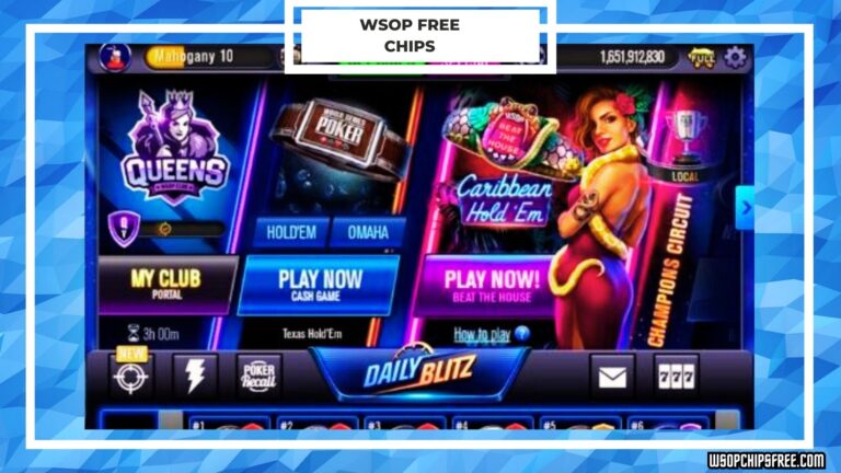 Free 1000000 Wsop Chips 2023 Code